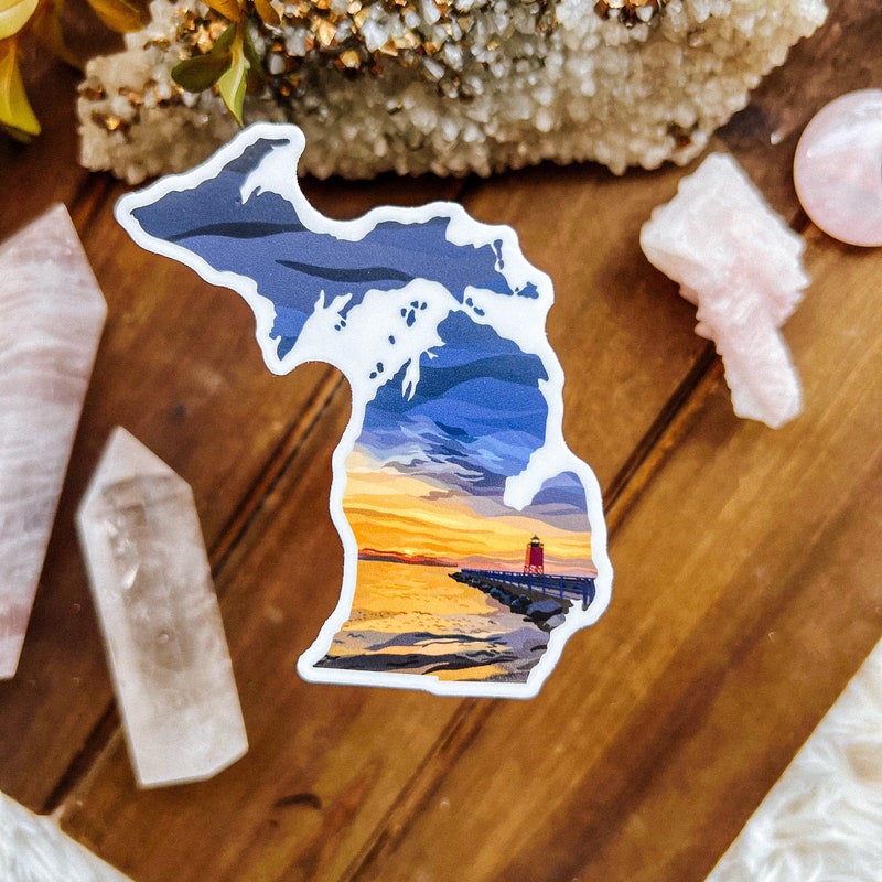 Michigan Car Decal - Etsy