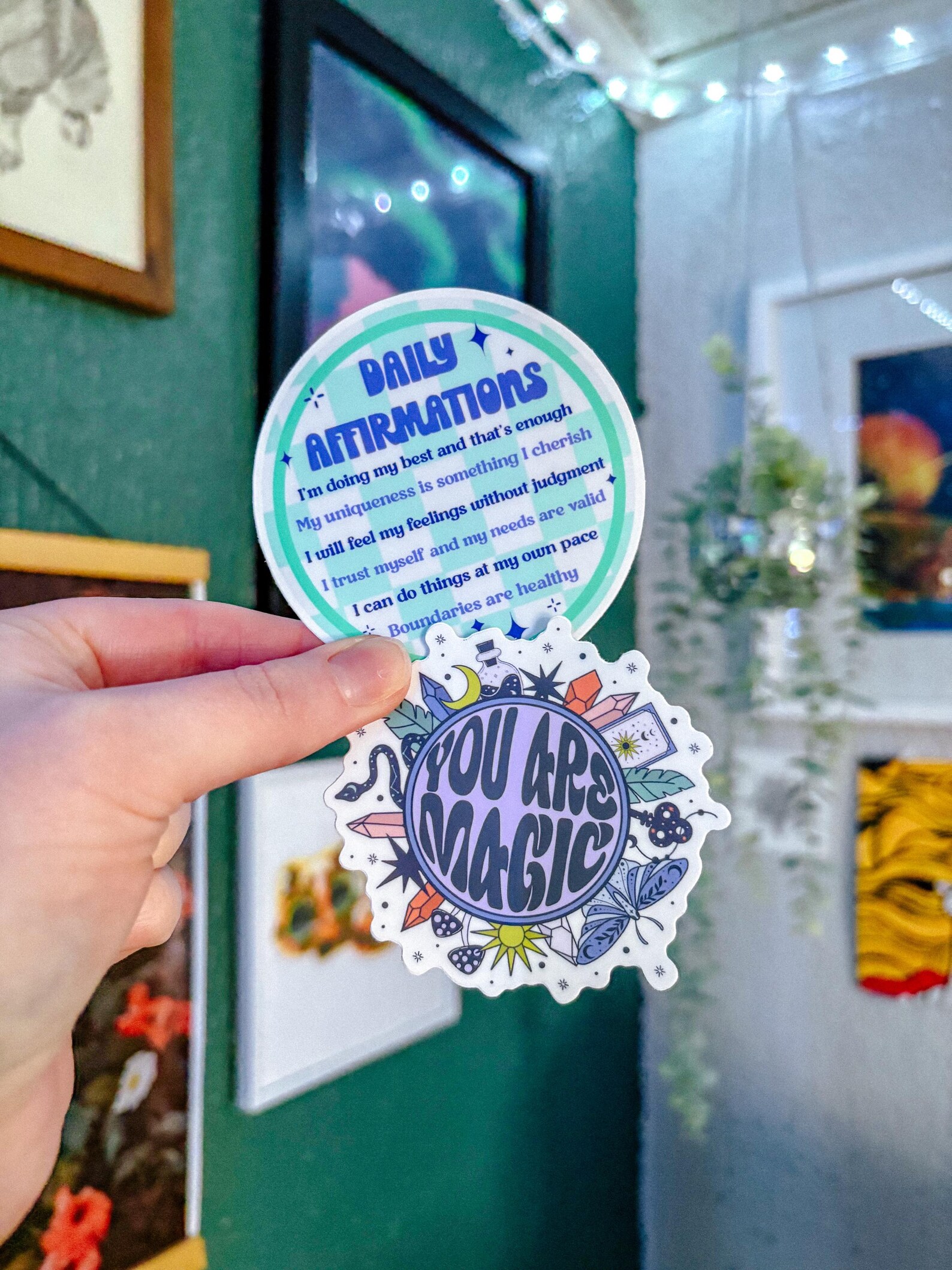 Affirmations Positivity Sticker Pack of 8 Stickers | Little You | Peace ...