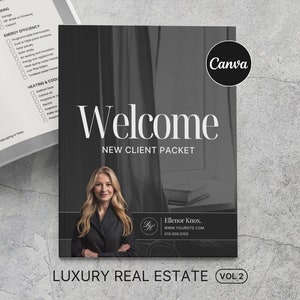 Real Estate New Client Packet Home Buyer Packet Real Estate Marketing ...