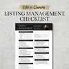 Real Estate Listing Management Checklist Realtor Marketing Real Estate ...
