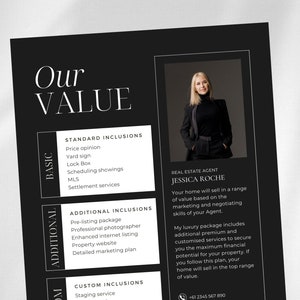 Real Estate Commission Sheet | Value Proposition | Real Estate ...