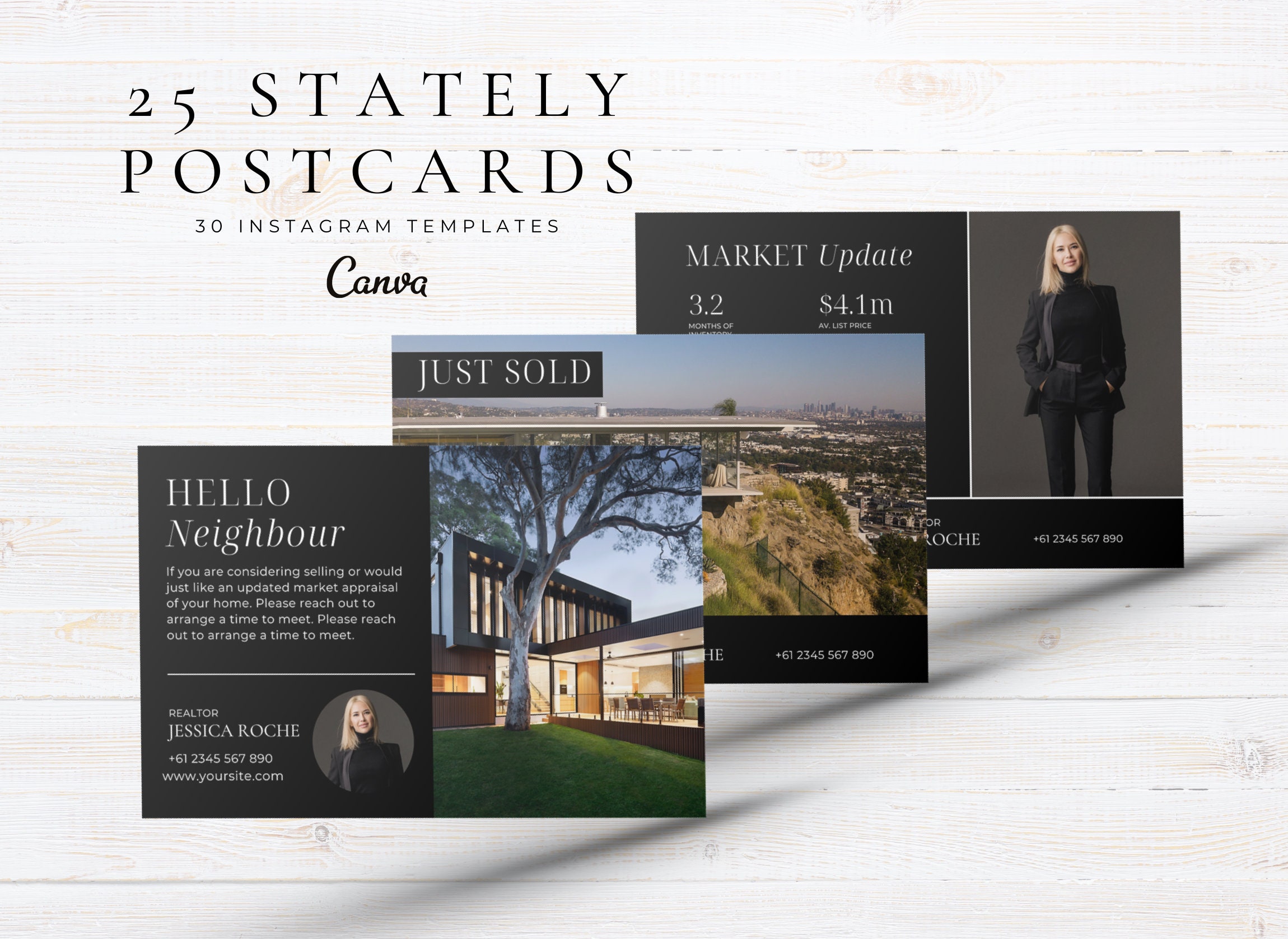 Stationery Postcard Real Estate Marketing Postcard Realtor Postcard 