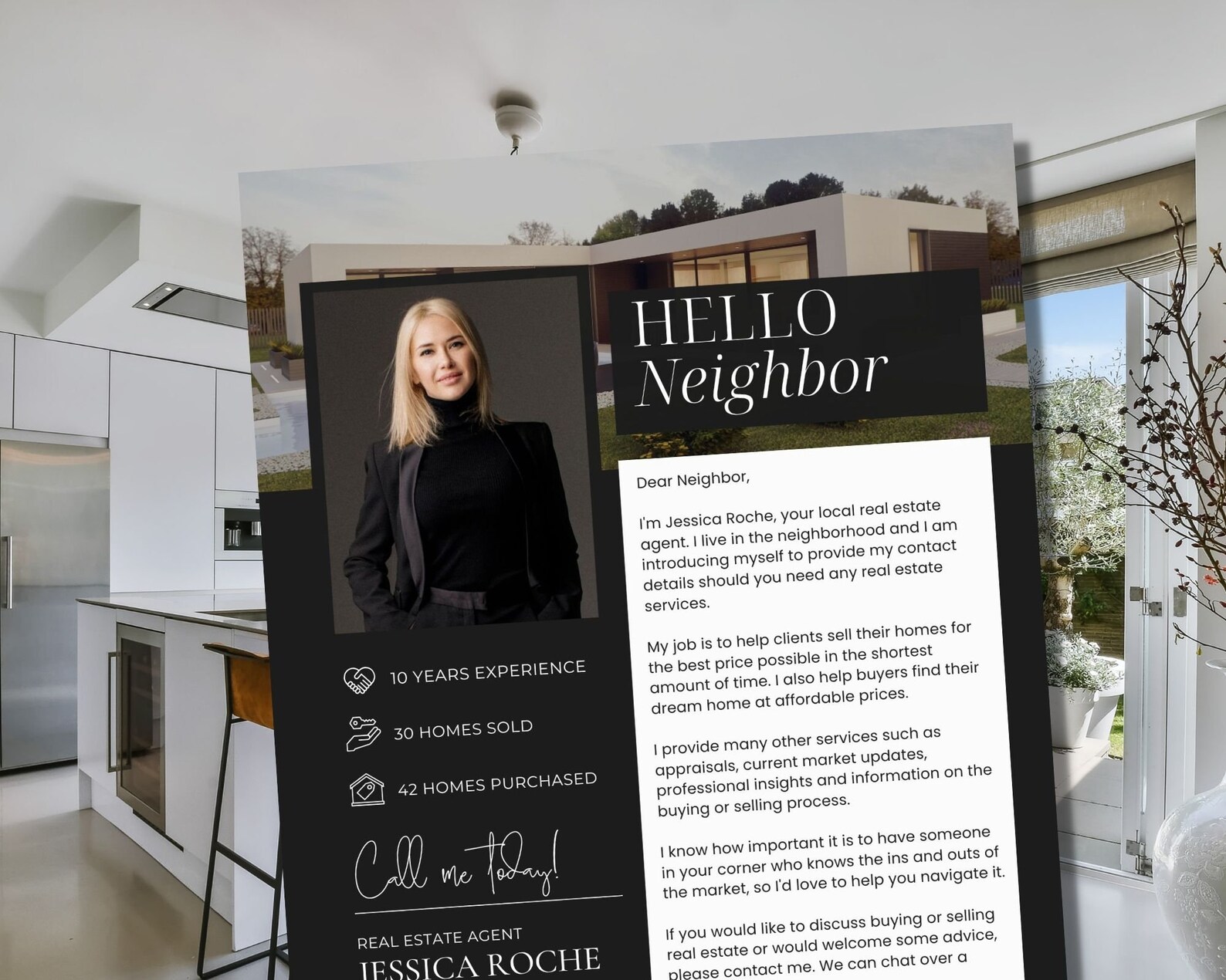 Real Estate Introduction Letter New Agent Flyer Luxury Real Estate ...