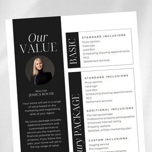 Real Estate Commission Sheet | Value Proposition | Real Estate ...