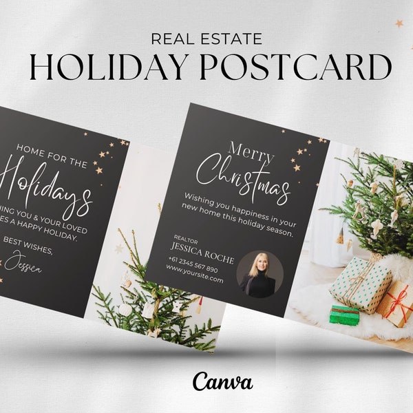 Realtor Christmas Cards - Etsy