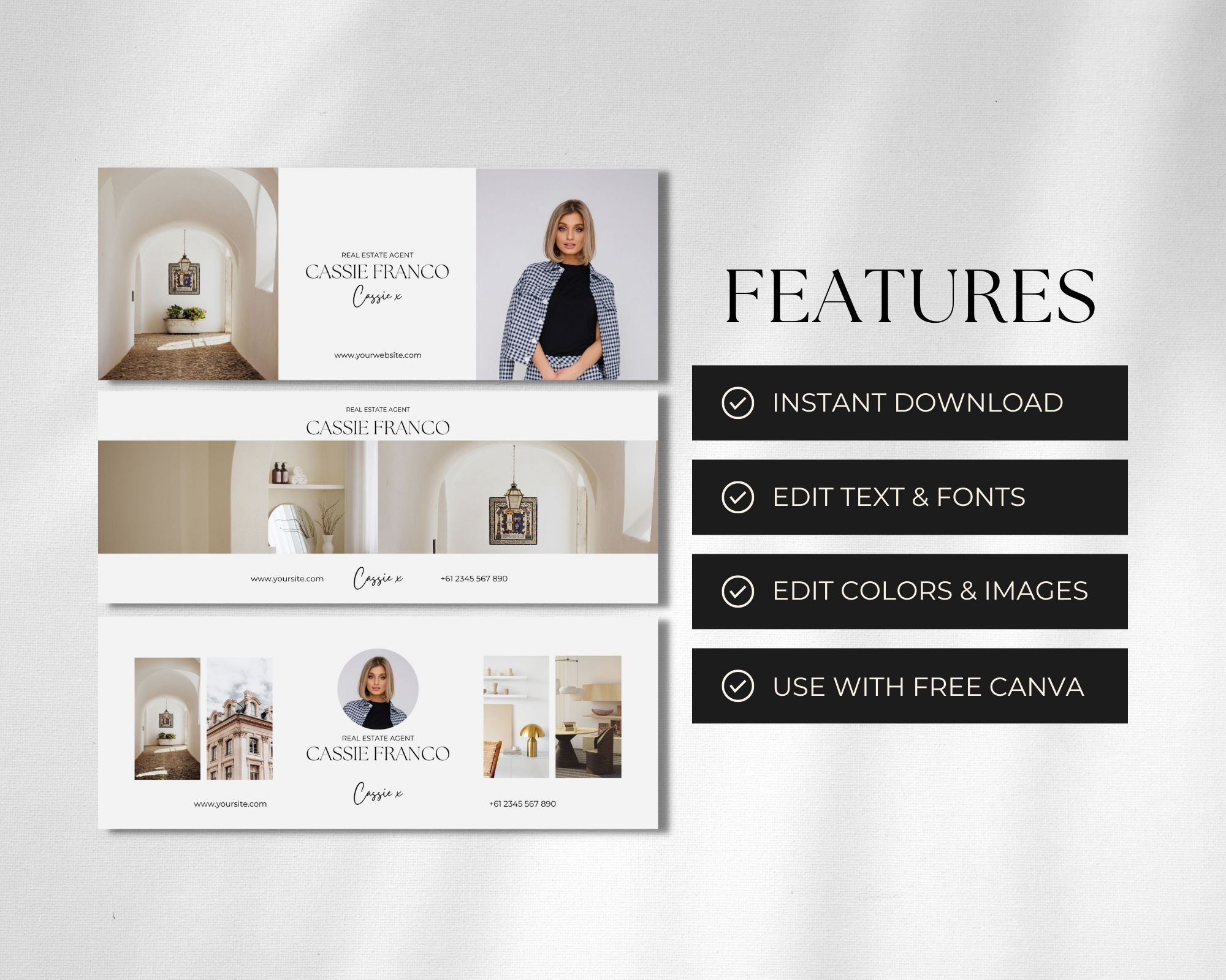 Real Estate Facebook Cover Bundle | Modern Real Estate Template ...