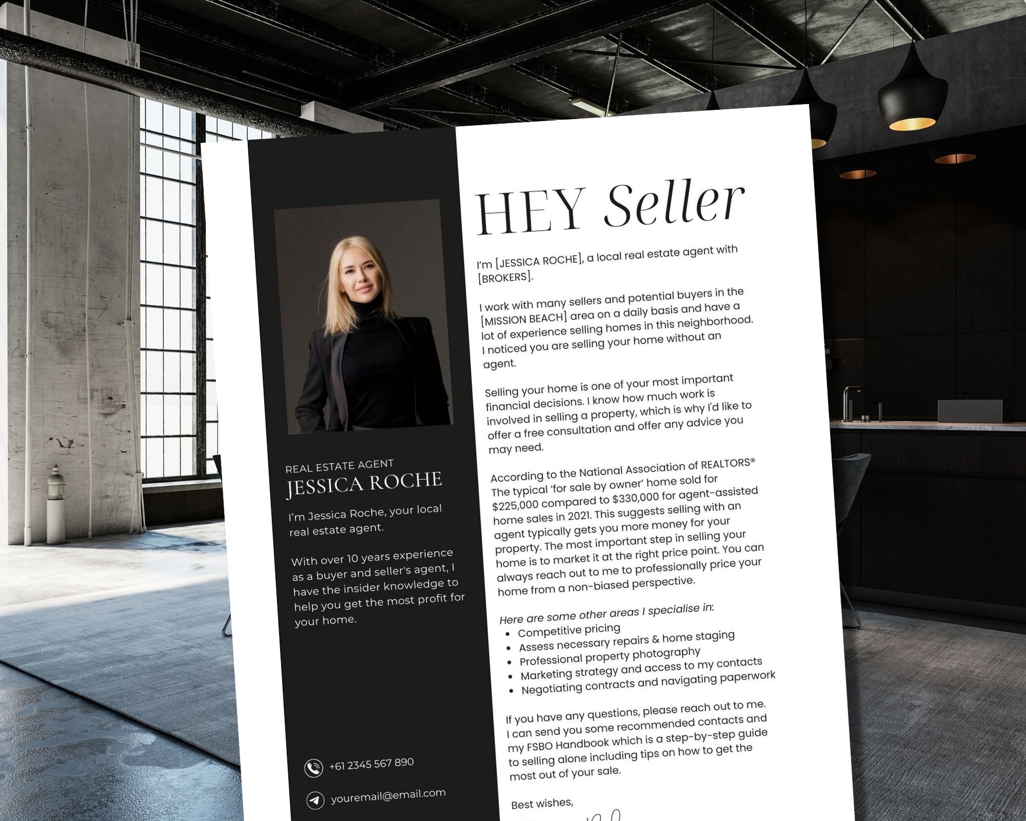 For Sale by Owner Letter Real Estate FSBO Letter Luxury Real Estate ...