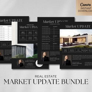 Real Estate Market Update Flyer Bundle | Real Estate Marketing ...
