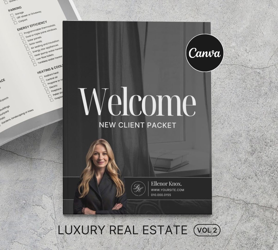 Luxury Real Estate New Client Packet | Home Buyer Packet | Real Estate ...