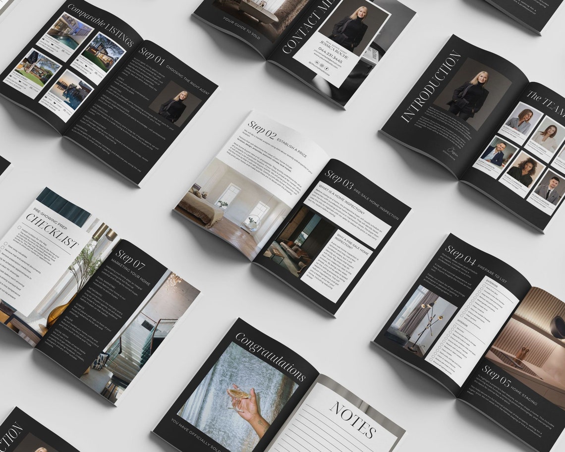 Real Estate Buyer and Seller Welcome Packet Luxury Real - Etsy