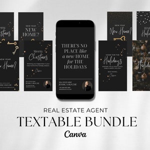 Real Estate Christmas Card | Realtor Textable Bundle | Luxury Real ...