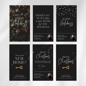Real Estate Christmas Card | Realtor Textable Bundle | Luxury Real ...