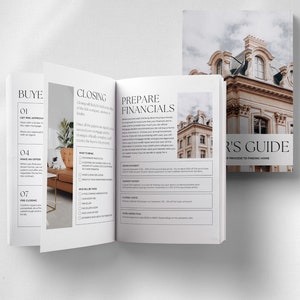 Modern Real Estate Home Buyer Guide | Real Estate Marketing | Editorial ...