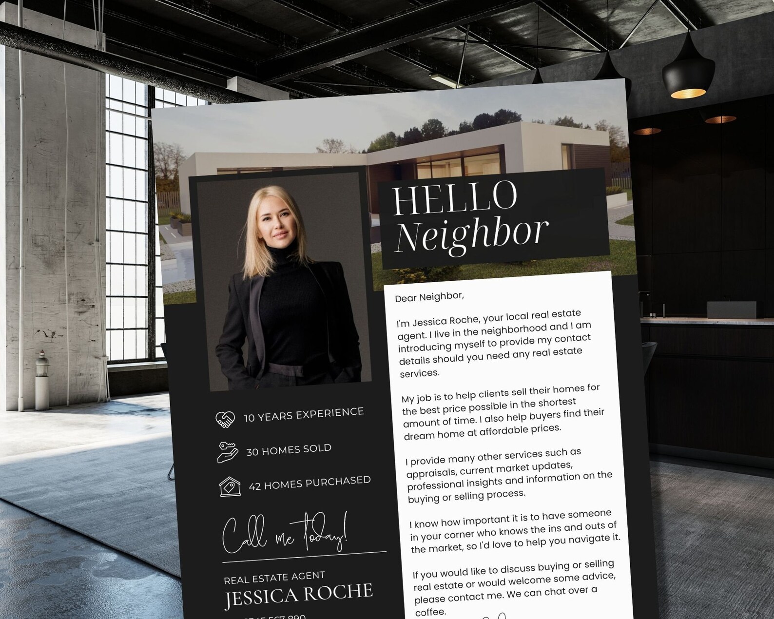 Real Estate Introduction Letter New Agent Flyer Luxury Real Estate ...