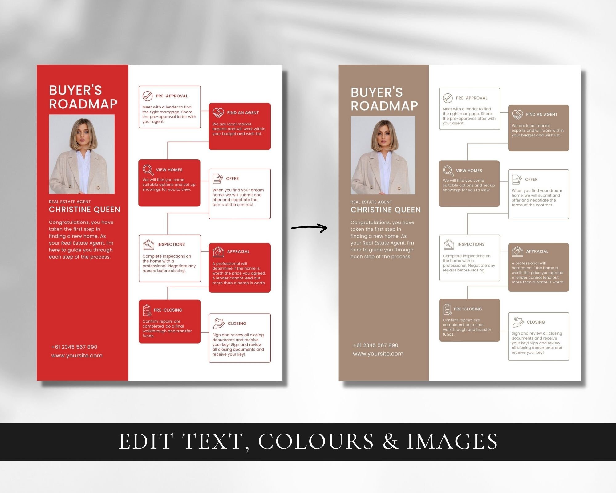 Red Real Estate Home Buyer Guide | Real Estate Marketing | Red Realtor ...