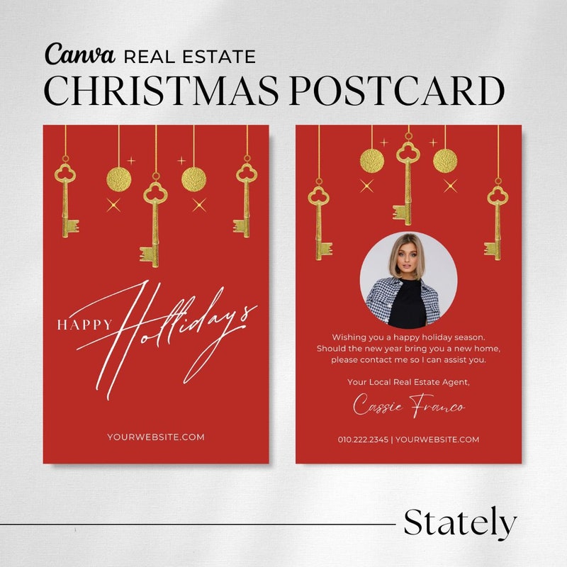 Realtor Christmas Cards - Etsy