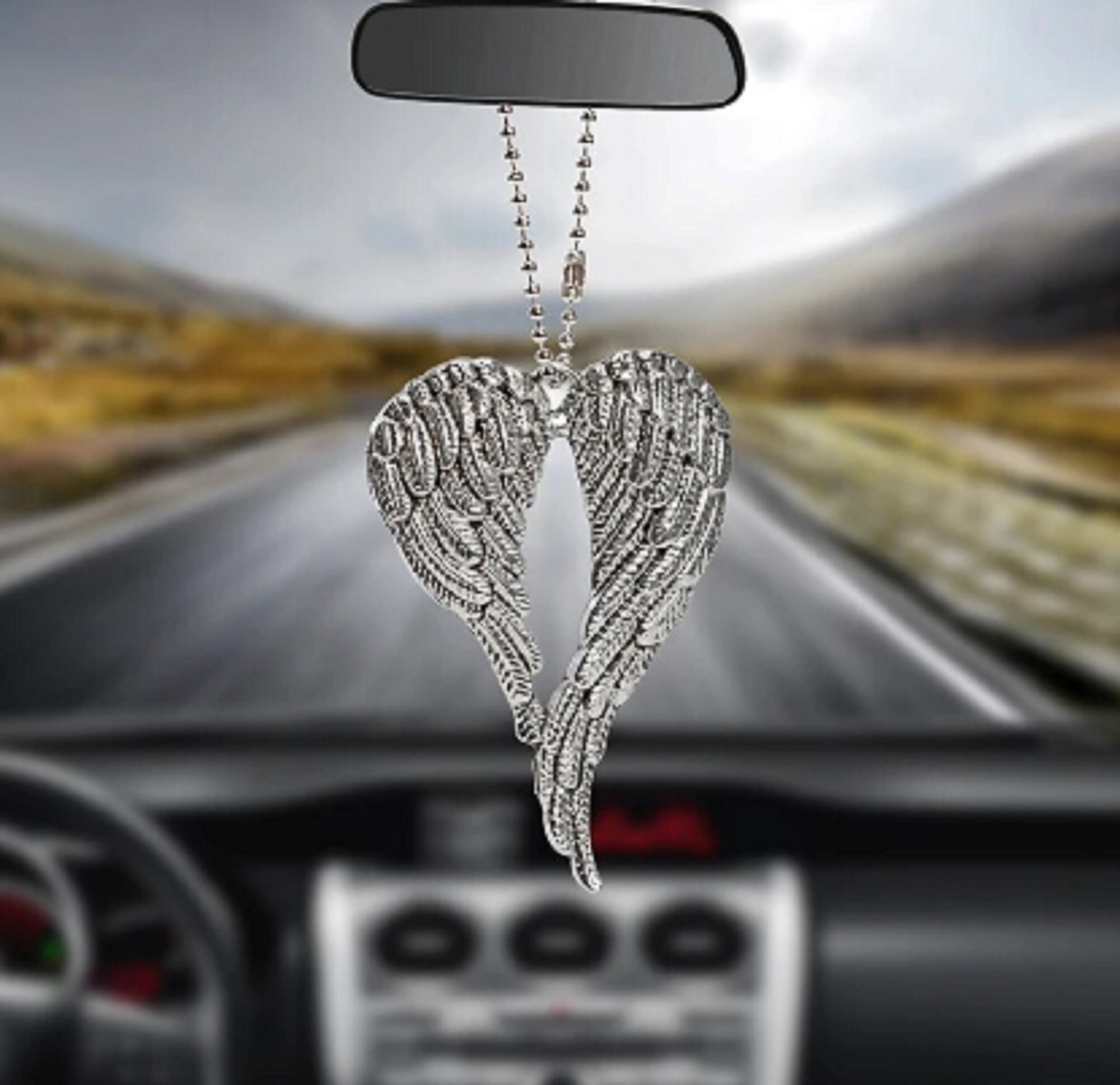 Car Angel Wings Pendant - Etsy