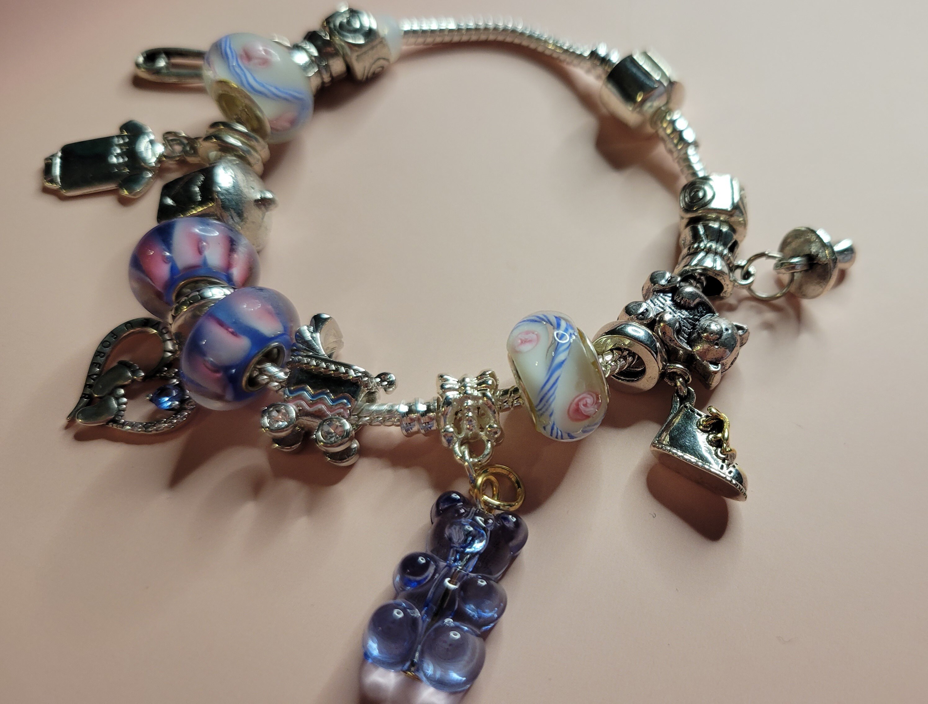 Its a BABY Boy ,pandora Style BRACELET - Etsy