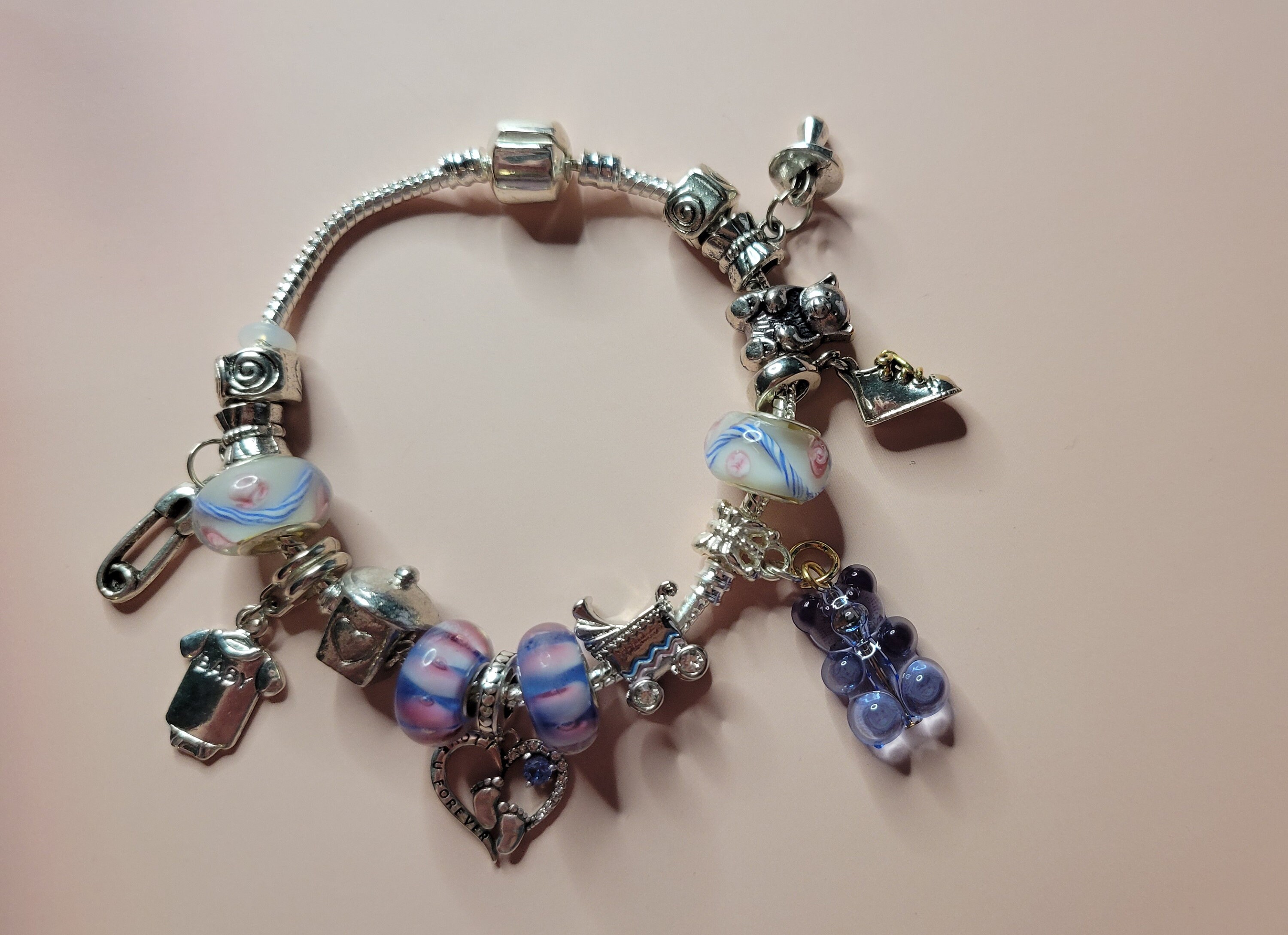Its a BABY Boy ,pandora Style BRACELET - Etsy