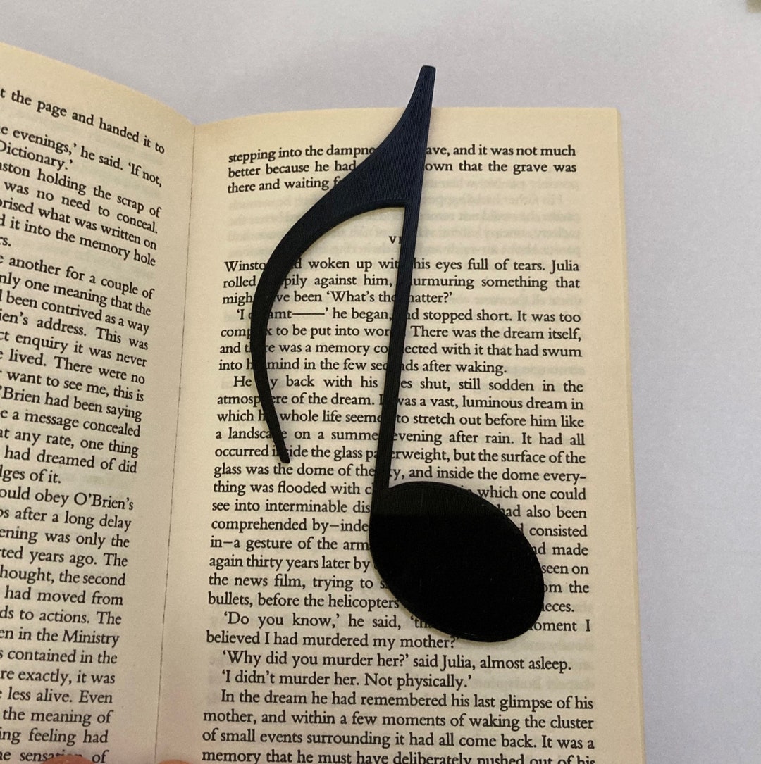 Novelty Musical Note Bookmark - Etsy