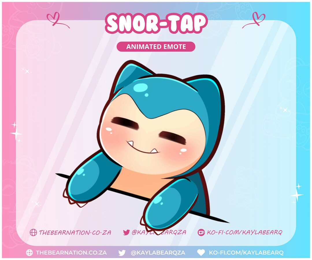 ANIMATED Snor-tap Emote Twitch Youtube Discord Emotes - Etsy