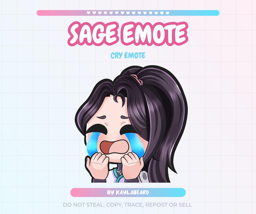 Valorant Sage Cry Emote for Twitch/discord - Etsy