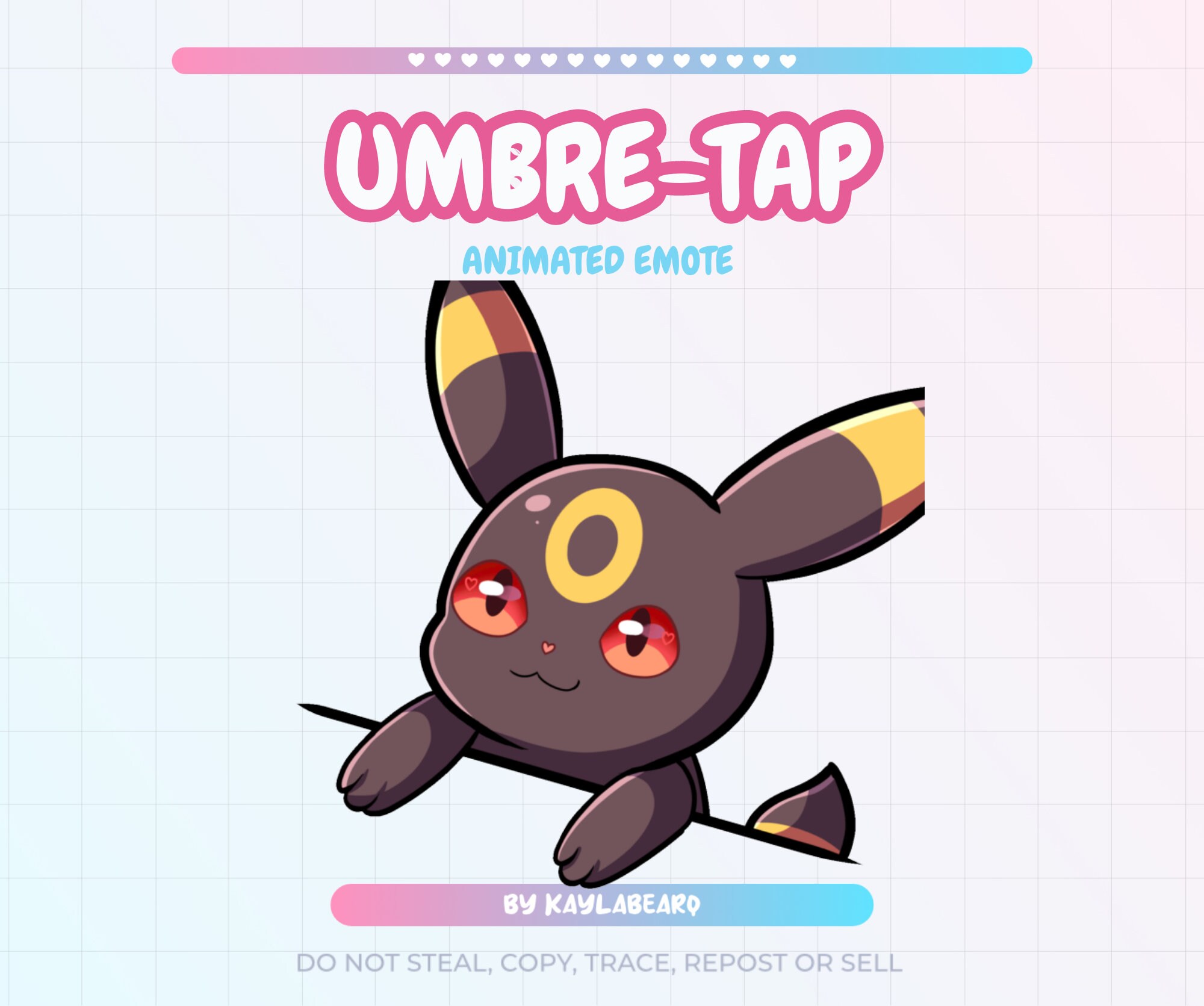 ANIMATED Umbre-tap Emote Twitch Youtube Discord Emotes Stream Graphics ...
