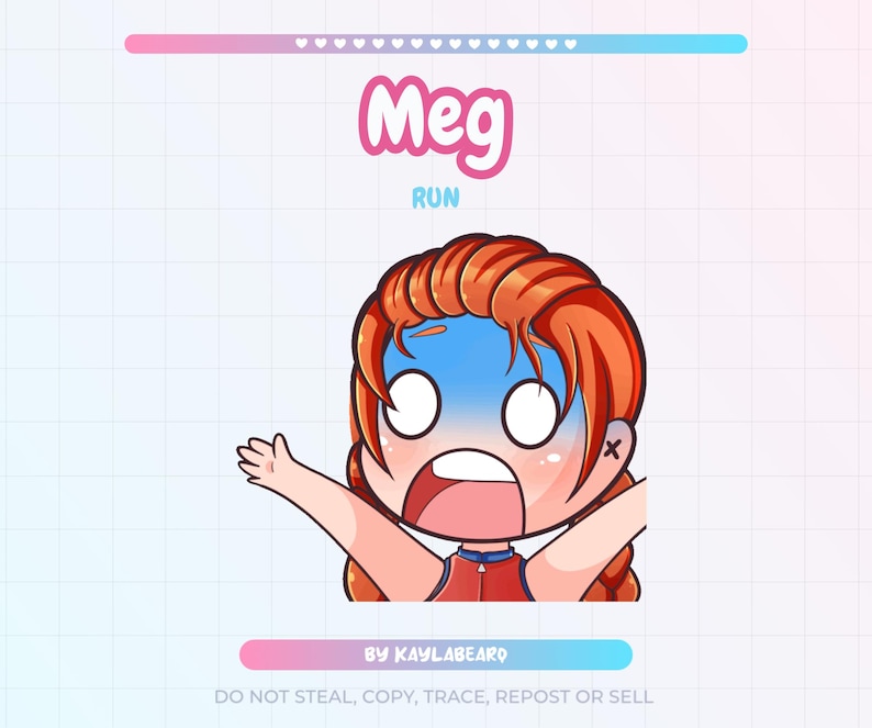 Animated Emote/alert Run | Meg DBD | Twitch Youtube Discord | Emotes ...