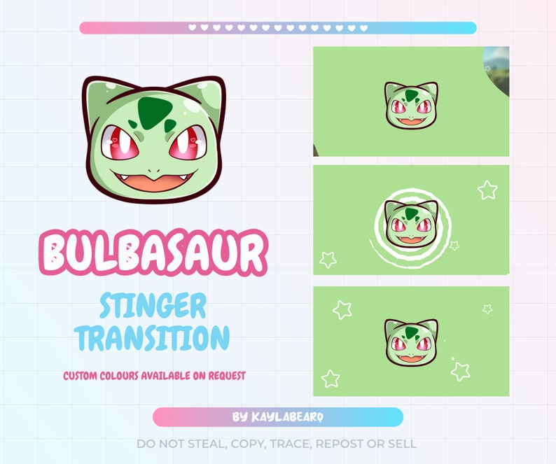Animated Bulba Transition for Twitch Streamers Ready to Use on OBS ...