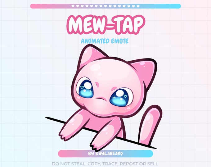 Twitch / Discord Animated Emote / Giggle Lol Laughing / Mew Pokemon ...