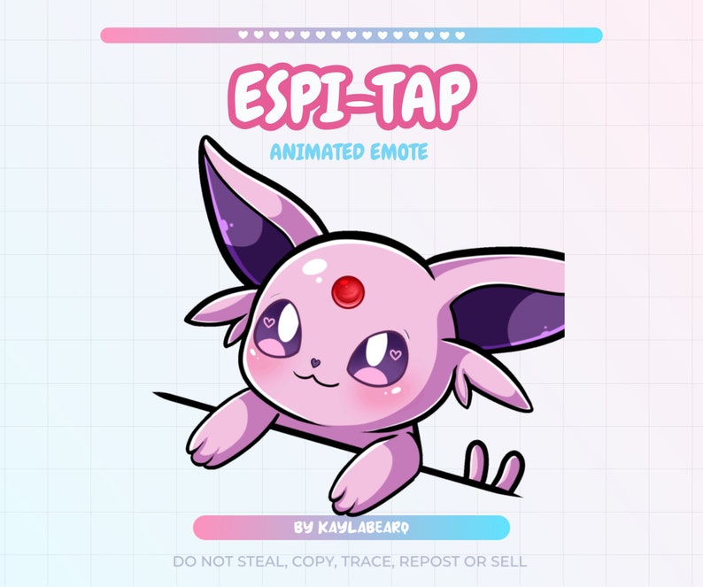 ANIMATED Espi-tap Emote Twitch Youtube Discord Emotes Stream Graphics ...