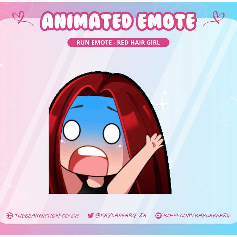 Red Hair Twitch Emotes - Etsy