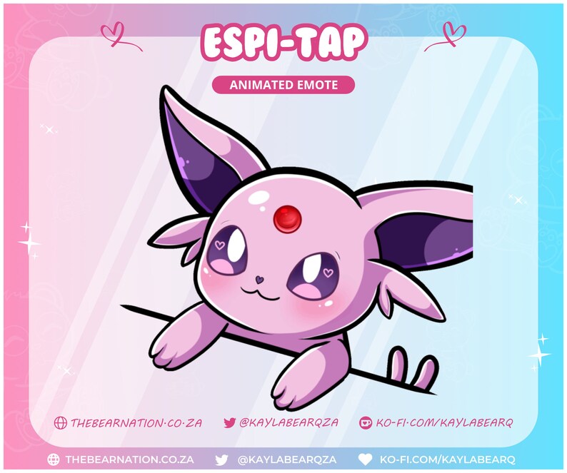 ANIMATED Espi-tap Emote Twitch Youtube Discord Emotes - Etsy