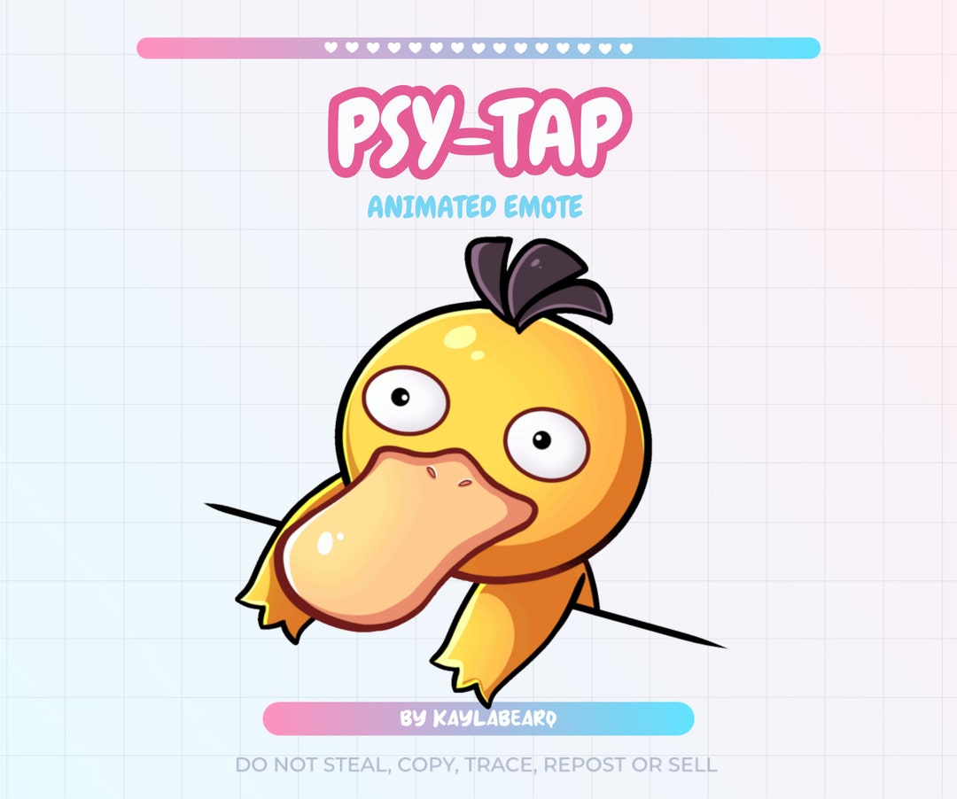 ANIMATED Psy-tap Emote Twitch Youtube Discord Emotes Stream Graphics - Etsy