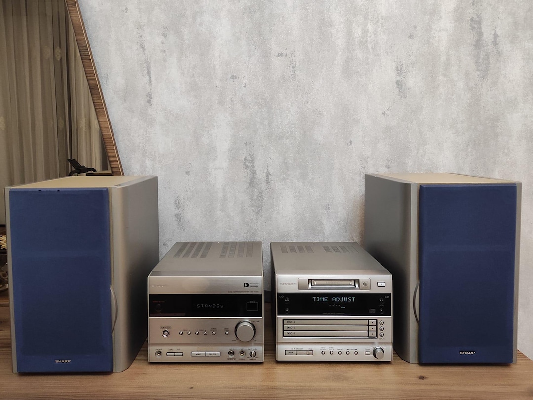 Vintage, Sharp Stereo Music System With High-quality Sound, 3D Surround ...