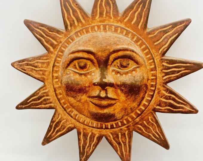 Mexican Folk Art Sun Face - Etsy