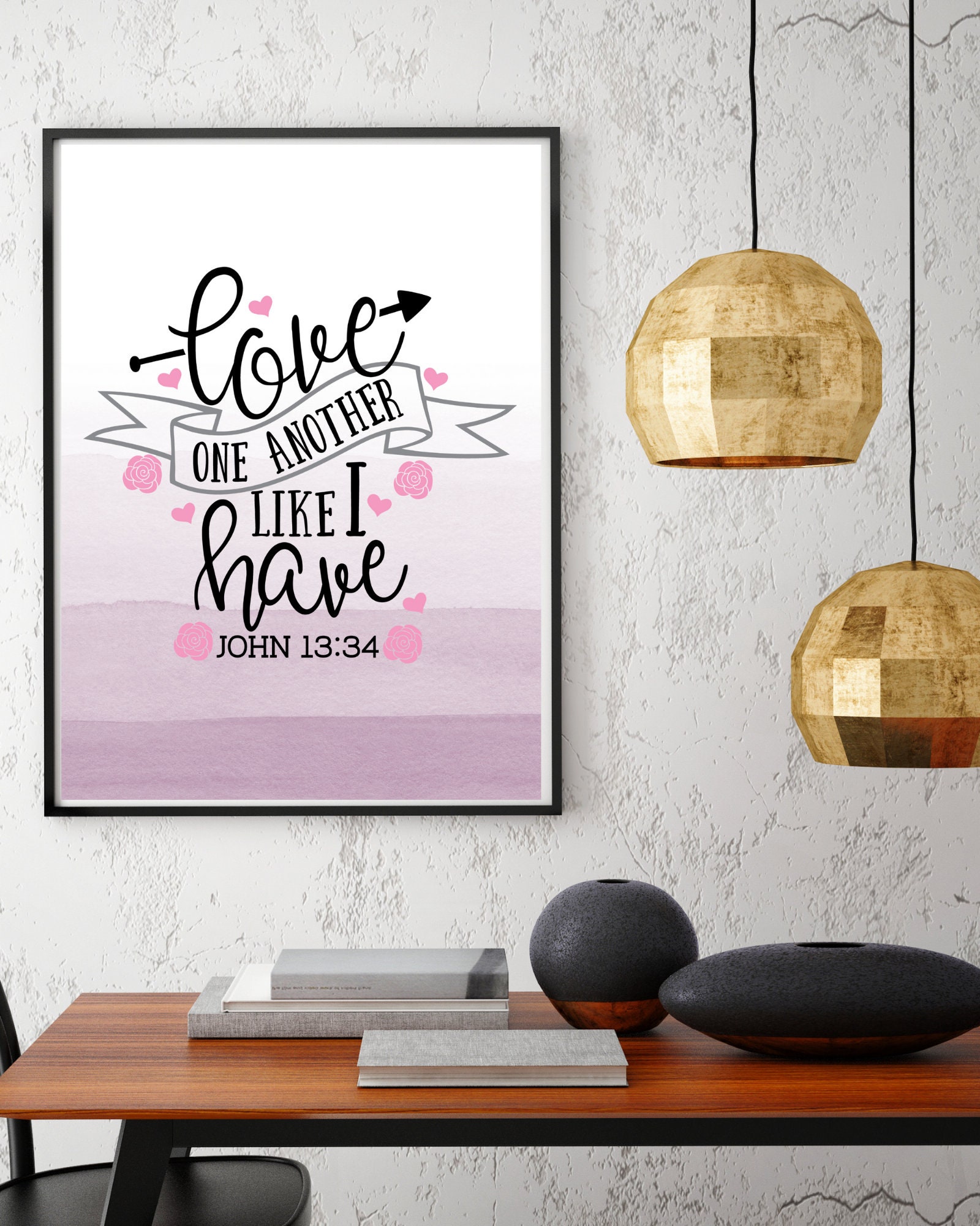 Digital Set of 3 Printable Wall Art -faith Based- Bible Scripture ...