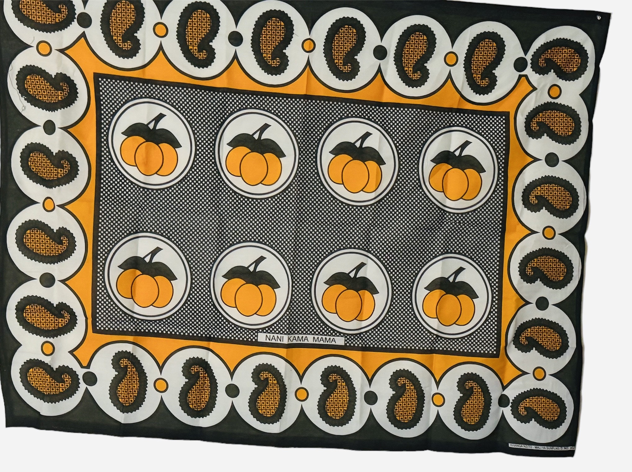 African Traditional Kanga Khanga Sarong African Kanga Fabrics Craft ...