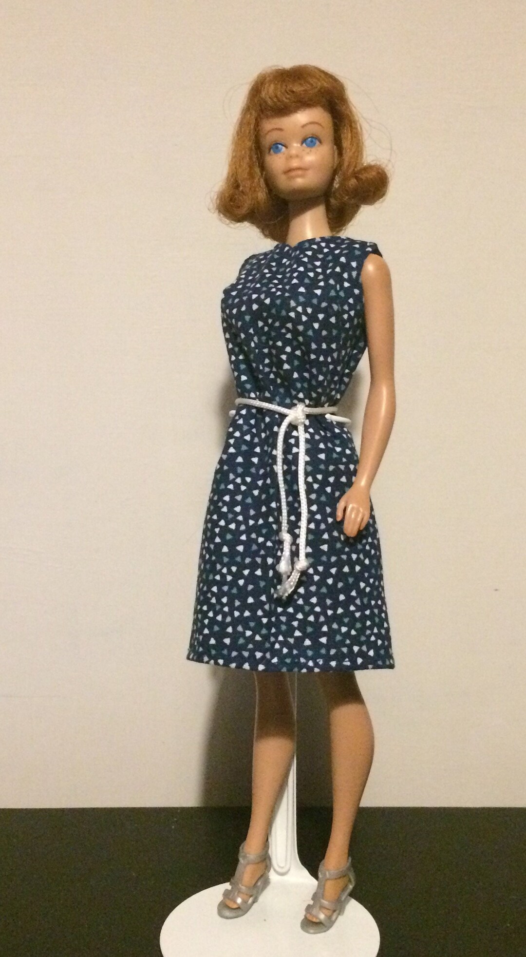 Blue Shift Dress for 30 Cm Fashion S Dolls Such as Barbie, Sindy ...