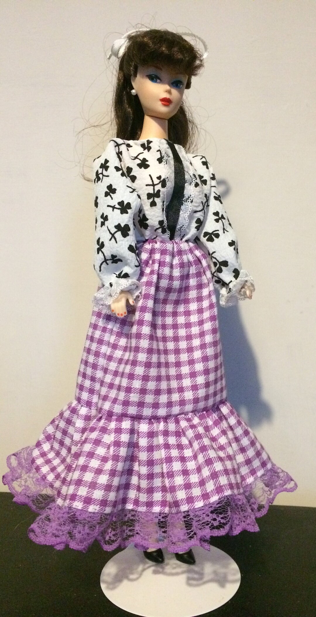 Two Piece Lace Trimmed Outfit for 30 Cm Fashion Dolls Like - Etsy