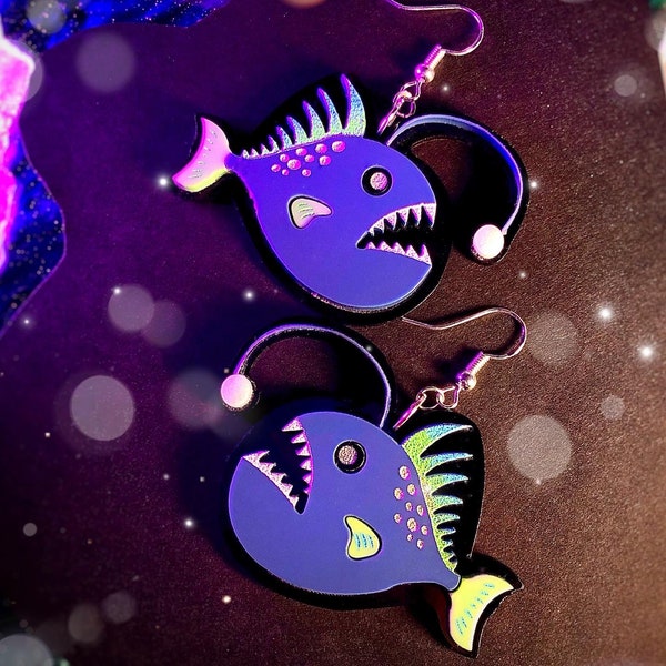 Angler Fish Lamp - Etsy