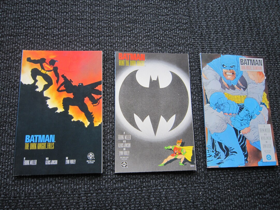 Batman the Dark Knight 2, 3, 4 1986 Frank Miller - Etsy