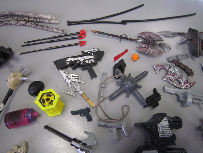 Vintage Action Figure Weapons & Parts Spawn Marvel Etc. | Etsy