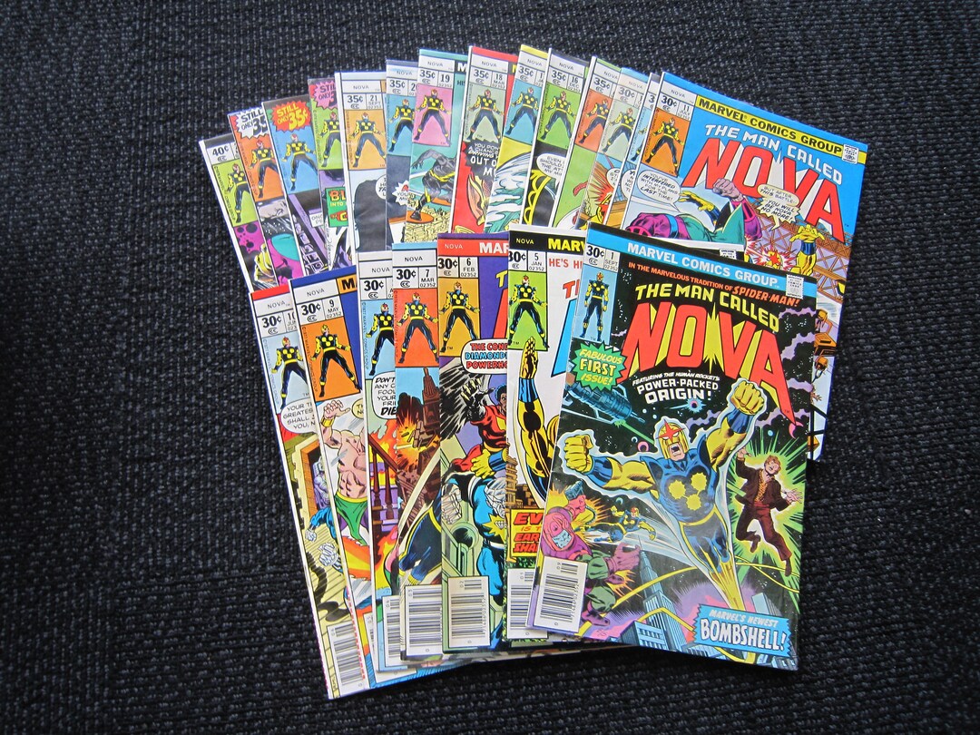 Nova Comic Lot 1976 1 to 25, 1st Appearance of Nova - Etsy