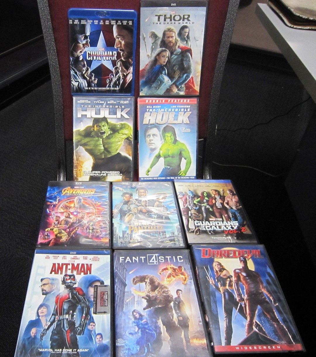 Marvel Movie DVD Lot - 10 Great Movies - Etsy