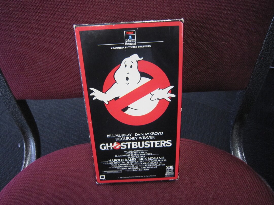 VHS 1985 Ghostbusters, Red Border - Etsy