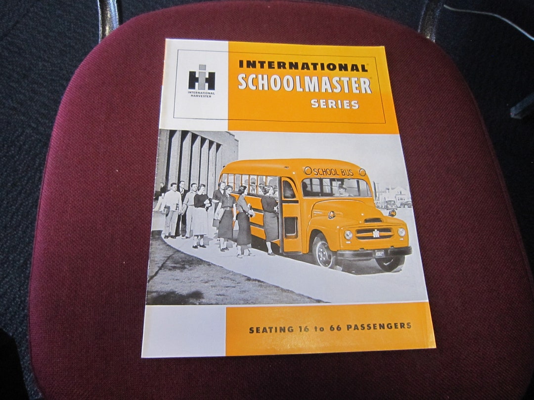 1950's International School Bus Brochure - Highgrade - Etsy