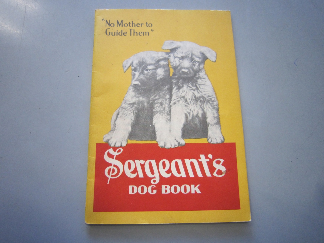 1932 Sergeants Dog Book - Complete - Etsy