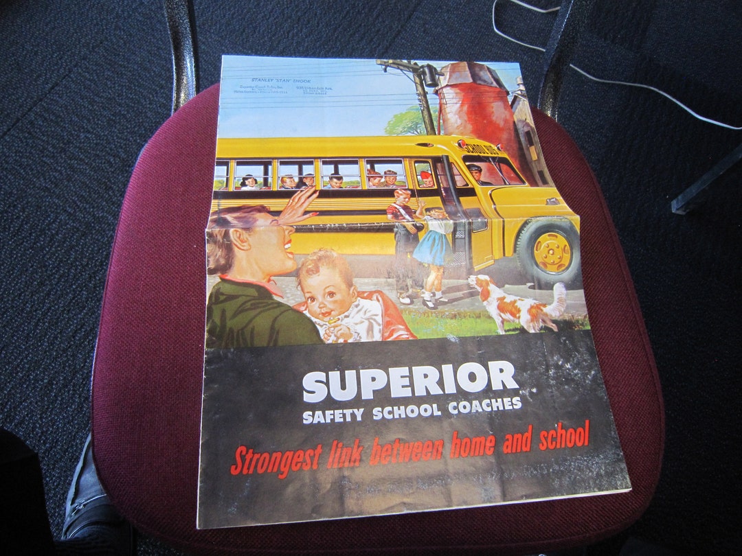 1954 Superior School Bus Brochure - Etsy