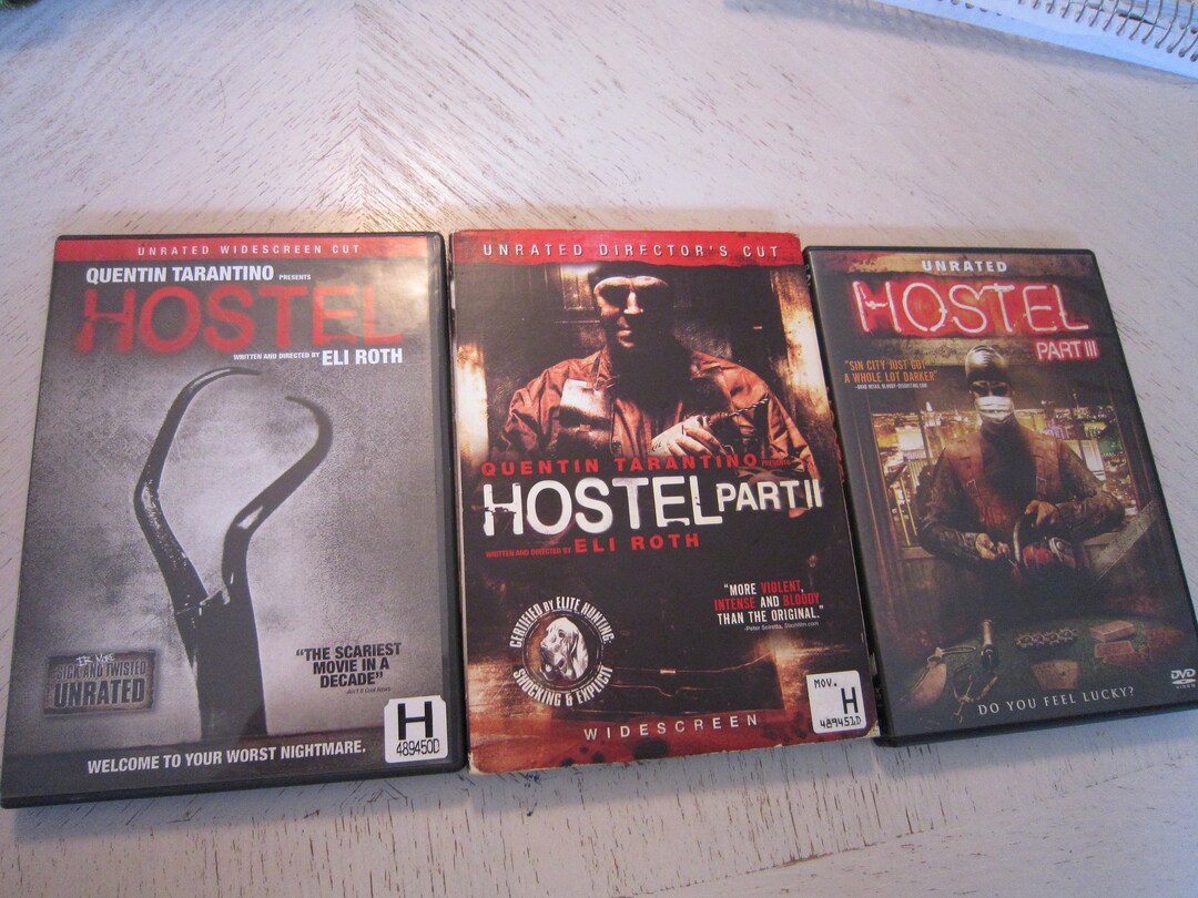 Hostel DVD Lot - Your Worst Nightmare - Etsy